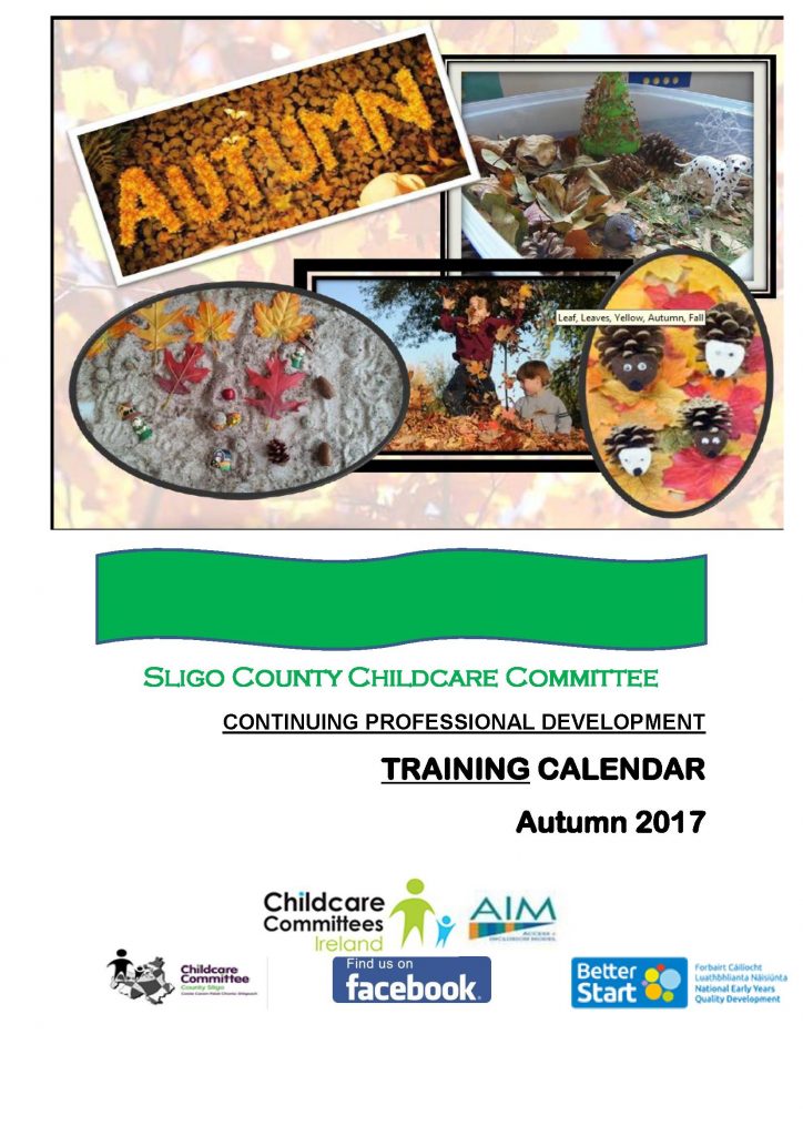 Autumn Training 2017 | Sligo County Childcare Committee